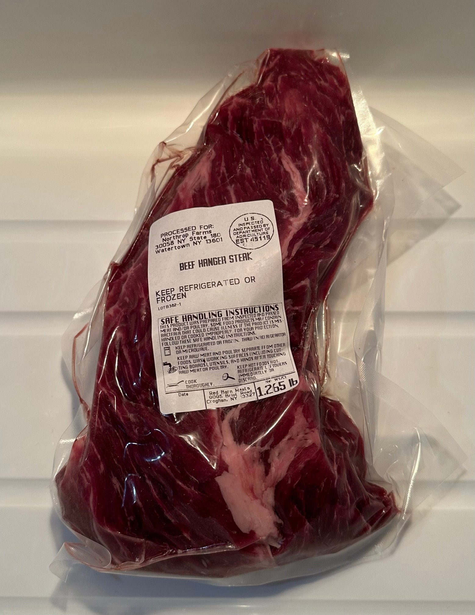 Beef Hanger Steak | Northrop Farms